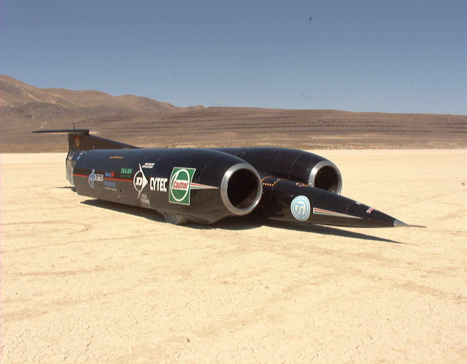 #TheThrillOfSpeed – Thrust SSC – Breaking the sound barrier. – Historic ...